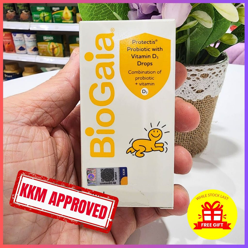 BIOGAIA DROPS + VITAMIN D3 CHEWABLE TABLET + PROBIOTIC [NO FRIDGE ...