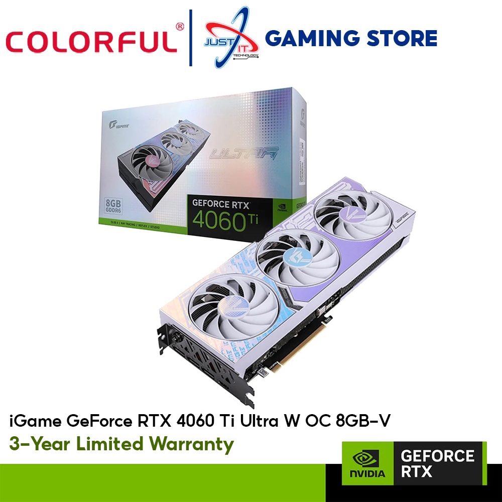 COLORFUL iGame GeForce RTX4060 Ti Ultra W OC 8GB-V GDDR6 128BIT ...