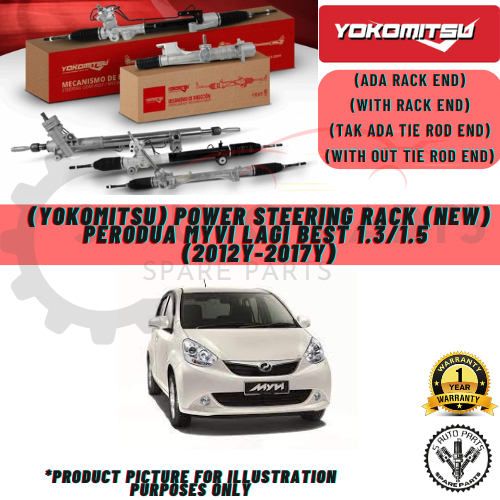 PERODUA MYVI LAGI BEST 1.3/1.5 (2012Y-2017Y) POWER STEERING GEAR RACK ...