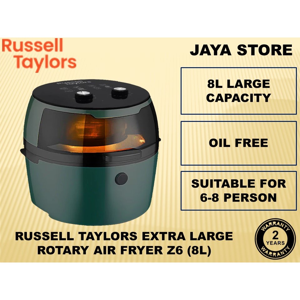 Russell Taylors Extra Large Rotary Air Fryer Z6 (8L) | Shopee Malaysia