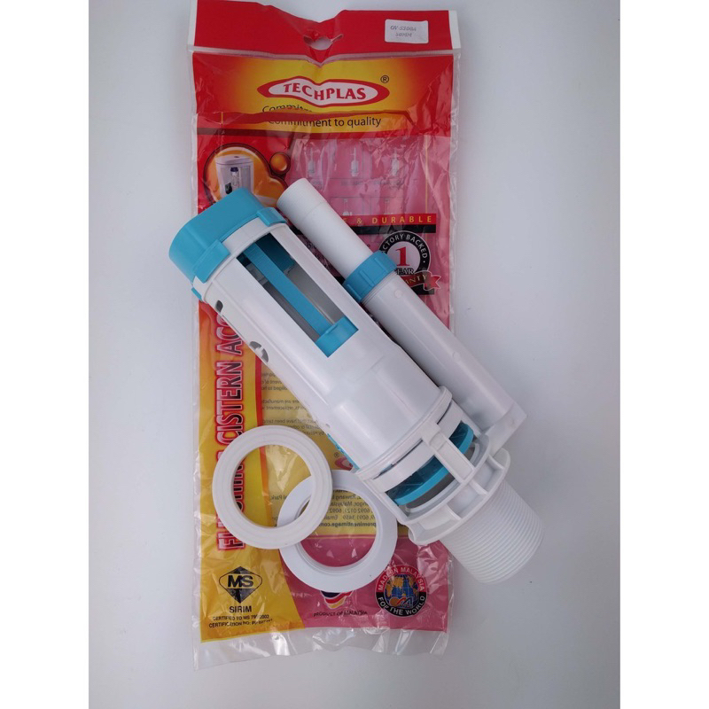 Techplas Living Cistern Toilet Flush Drain Liftup Outlet Valve Water Drain Pipe Toilet Tap Tank ...