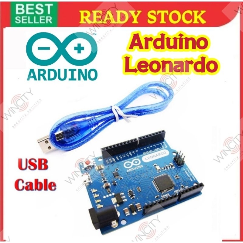 WSS Arduino Leonardo Arduino Compatible ATmega32u4 Leonardo - Free USB ...