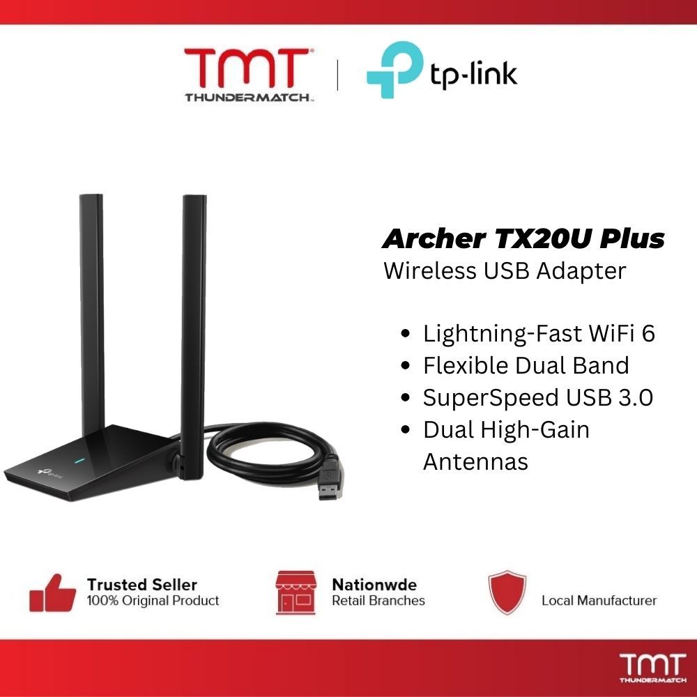 TP-Link Archer TX20U Plus / Archer TX20U Nano / Archer TX20U AX1800 Dual Band WiFi 6 Wireless ...