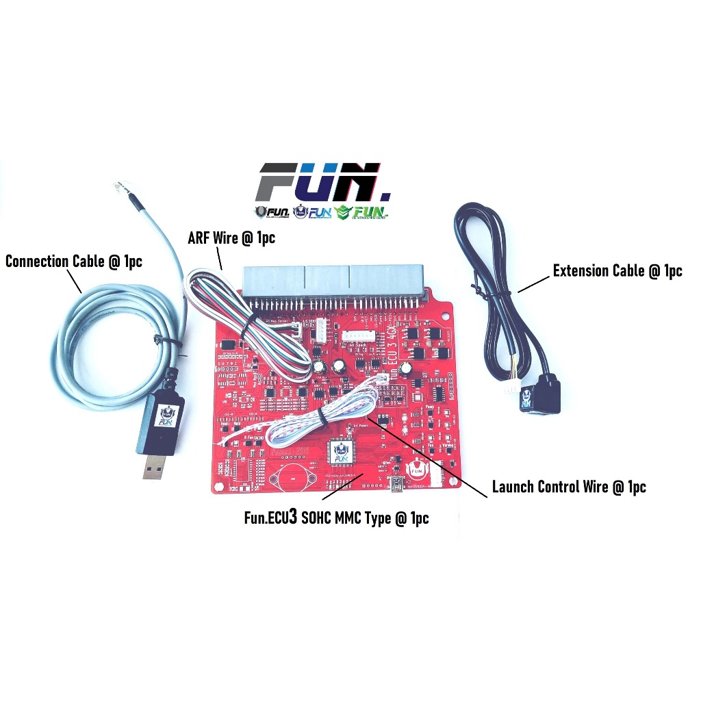 Fun ECU PNP PROTON 1.3L - 1.8L SOHC MMC ECU with Software / map sensor ...