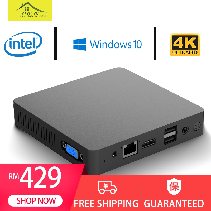 (Ready Stock)B20 Intel Celeron N3350 Windows 10 Mini PC 6G RAM 64G ROM ...