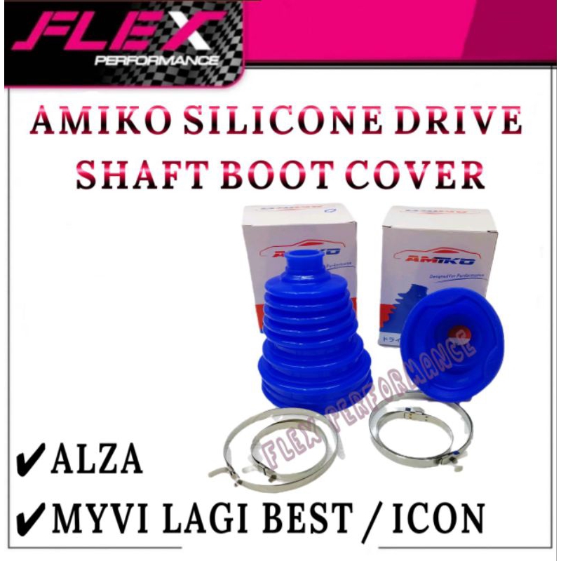 AMIKO SILICONE DRIVE SHAFT BOOT COVER ALZA MYVI LAGI BEST ICON INNER ...