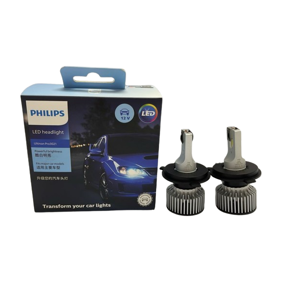 PHILIPS AUTOMOTIVE LED BULB H4 - 6000K SUPER BRIGHT (PRICE PER SET OF 2 ...