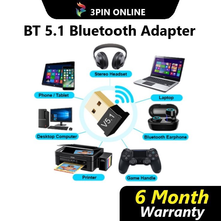 Bluetooth Receiver 5.1 Usb Transmitter Audio Bluetooth Adapter Wireless ...
