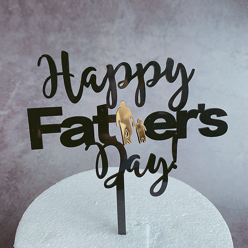 Arcrylic Happy Father’s Day Cake Topper / 父親節蛋糕插件 / Cake Topper / Best ...