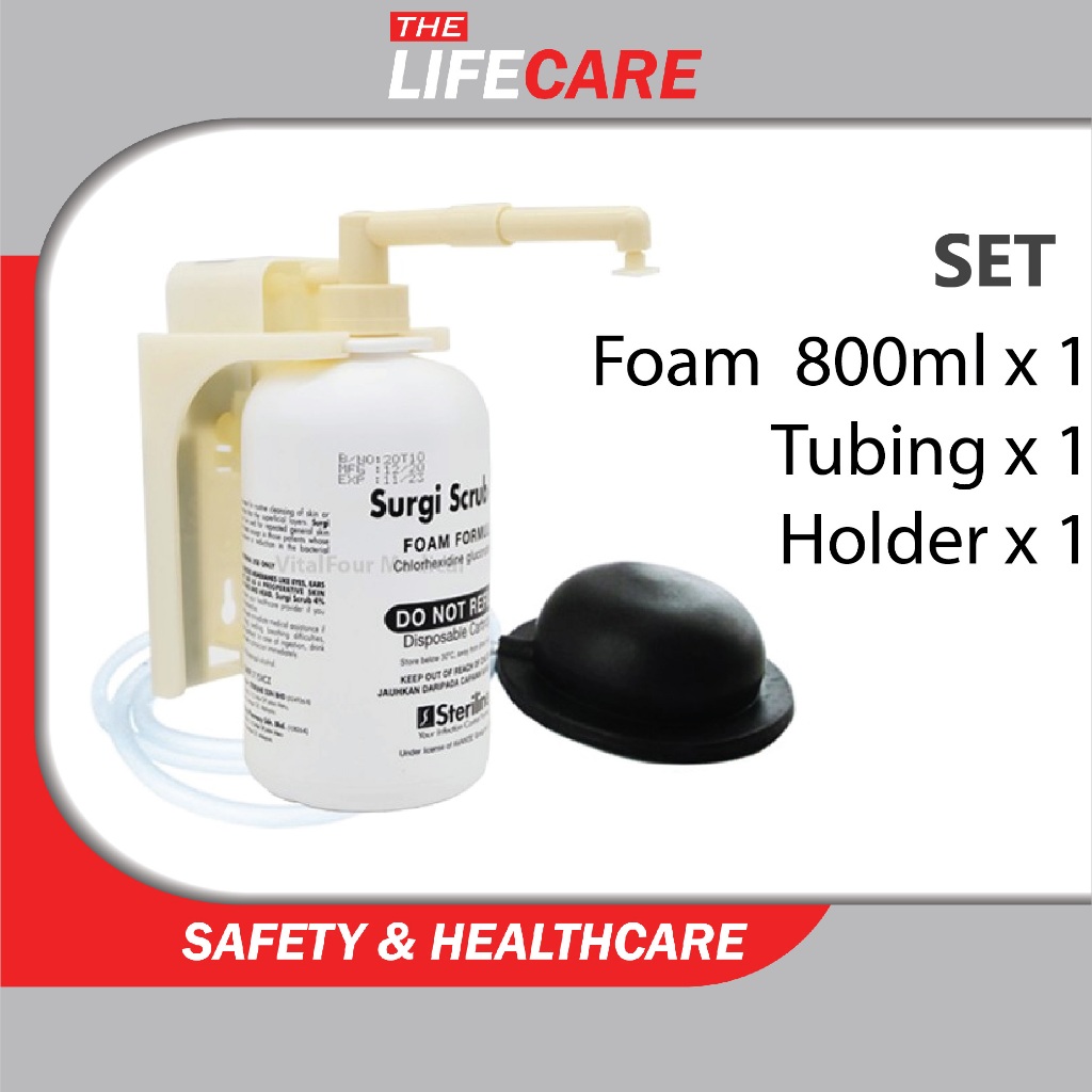 Steriline SurgiScrub Surgi Scrub Foam 4% (800ml) | Shopee Malaysia