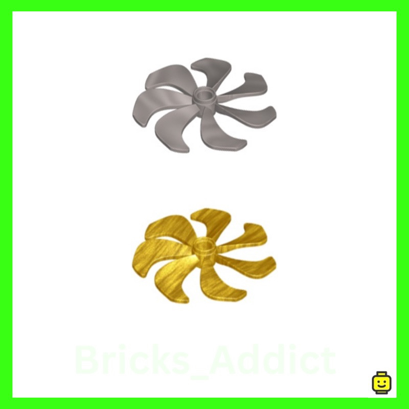 LEGO PARTS (Original) 87751 Propeller 7 Blade 6 Diameter | Shopee Malaysia