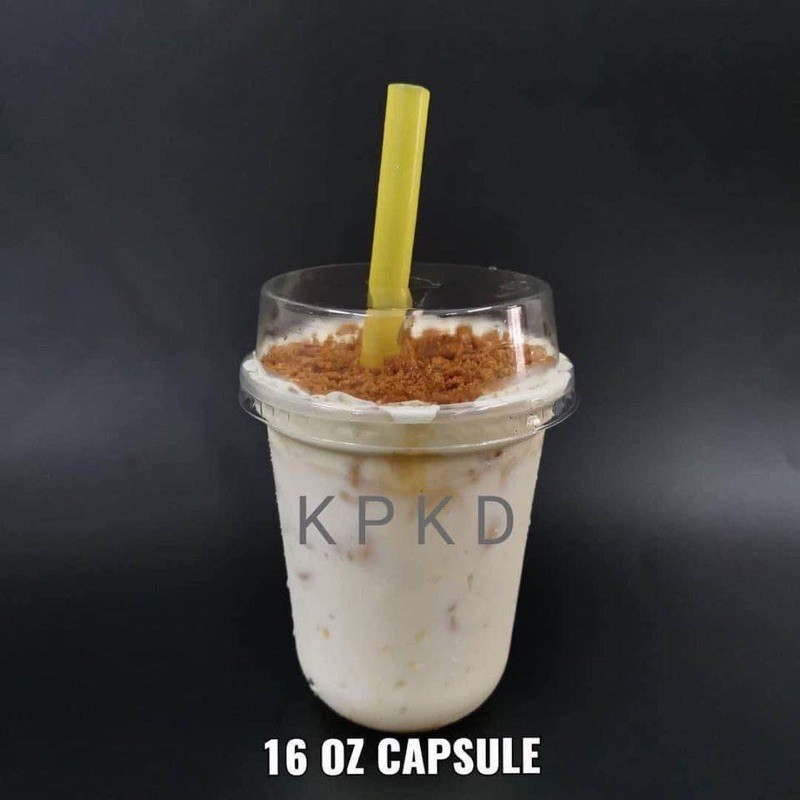 50pcs ~ 16oz Capsule Thai Cup With Viral Half Dome Lid !!! (50pcs ...