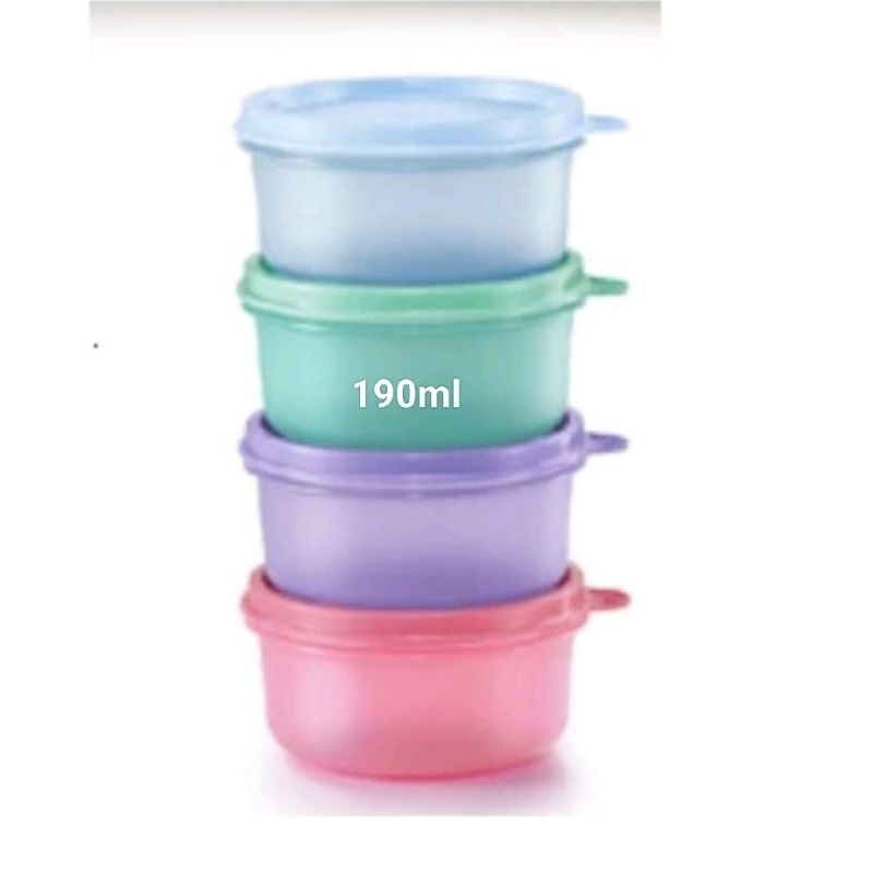 💖💖 Tupperware Small Round Container (1pc) 200ml | Shopee Malaysia
