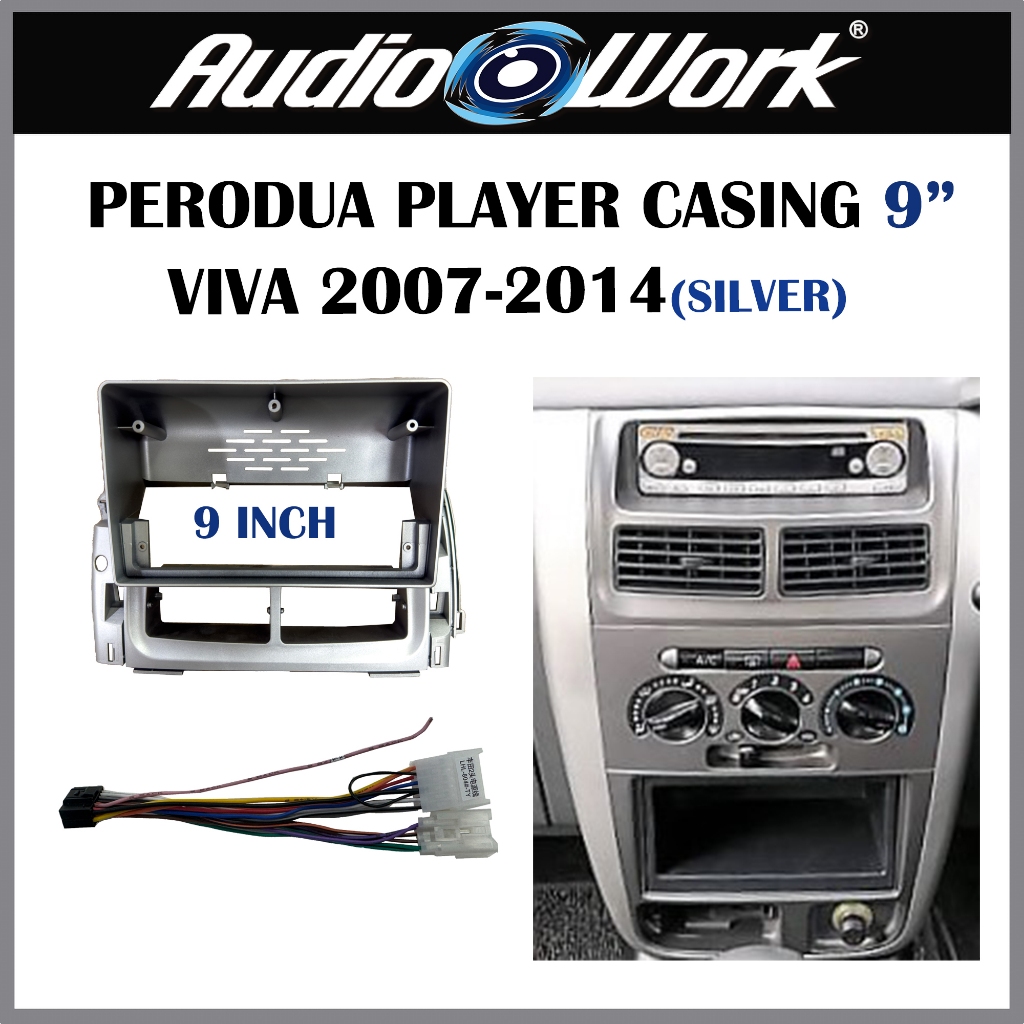 Perodua Viva 2007-2014 Silver 9inch - Android Player Casing | Shopee ...