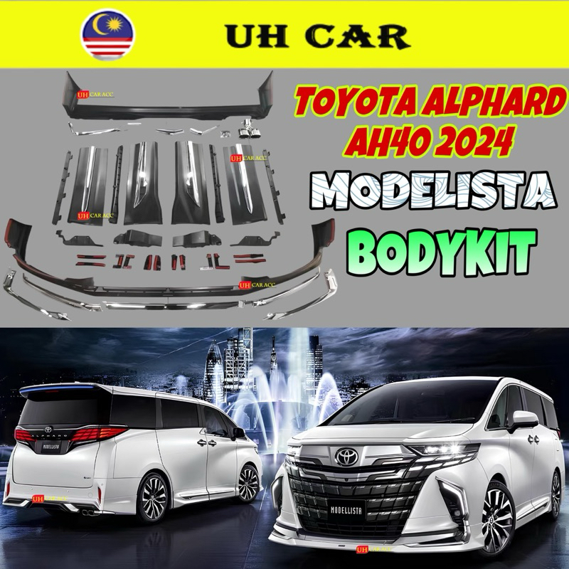 Toyota Alphard AH40 AGH40 2024 2025 MDL Bodykit Skirt Door Panel Lip ...