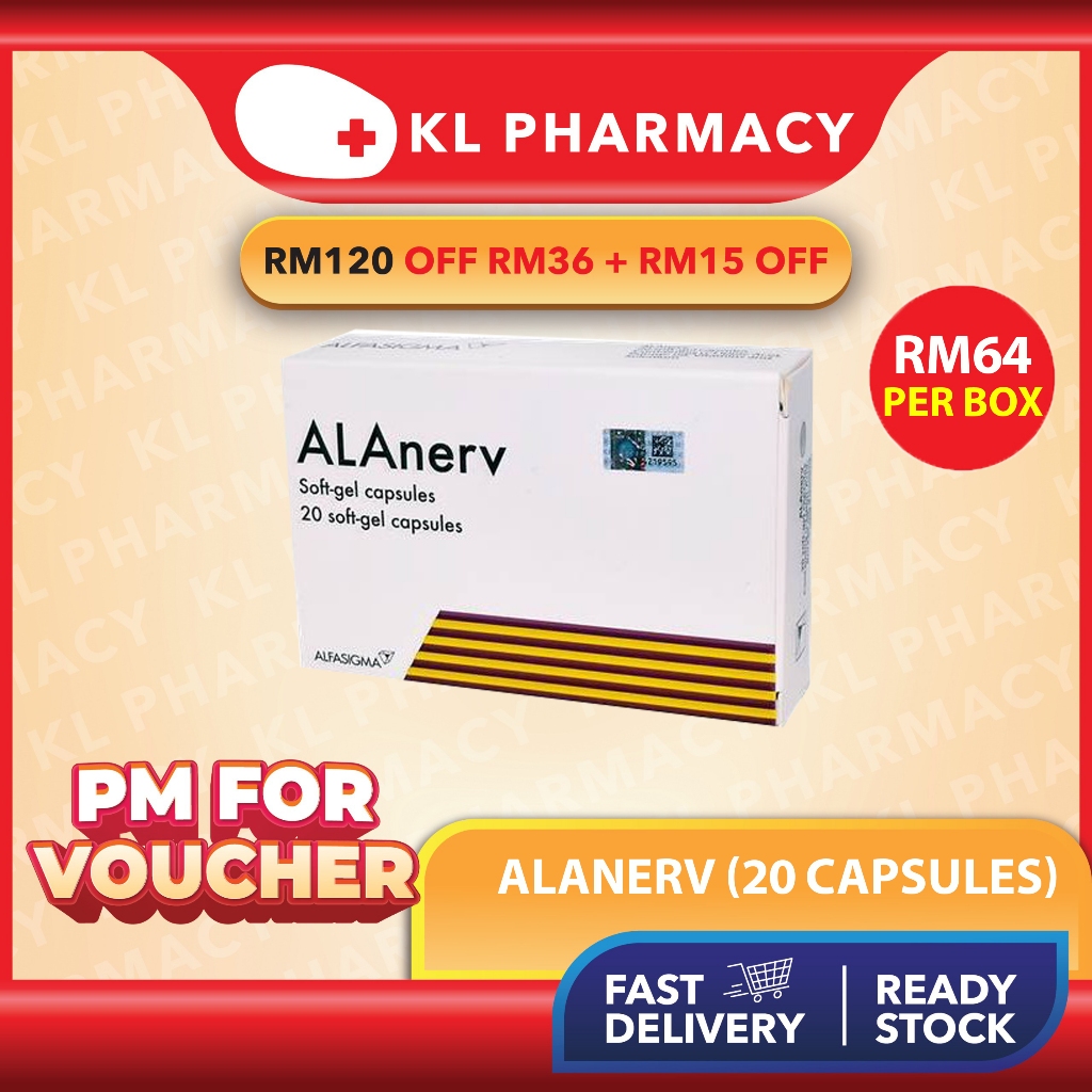 ALAnerv soft-gel capsules (20 capsules) | Shopee Malaysia