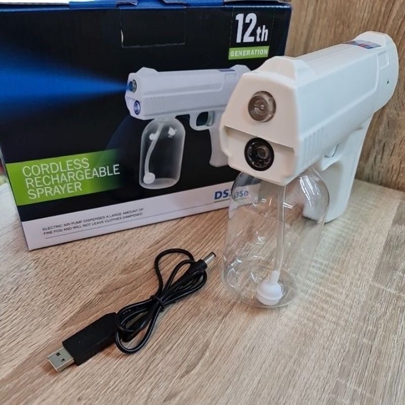 sprayer Wireless Charging Blue Light Sprayer无线充电蓝光喷雾器 DS350 | Shopee ...