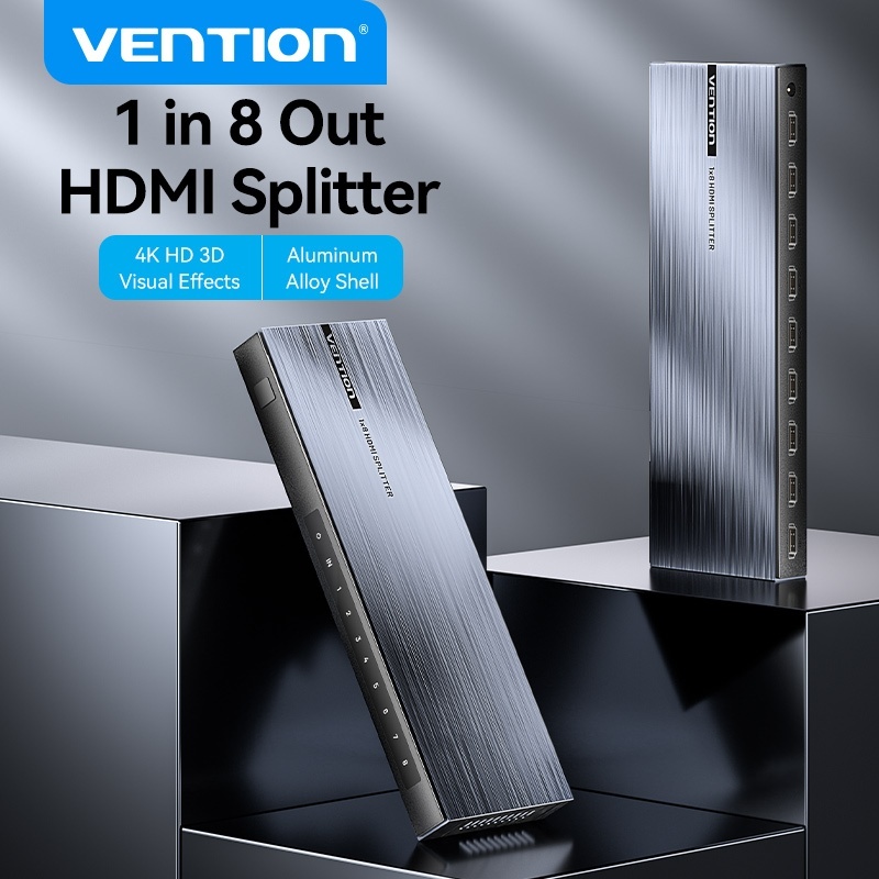 Vention HDMI Splitter 1 in 4 out / 1 in 2 out / 1 in 8 out TV Projector ...