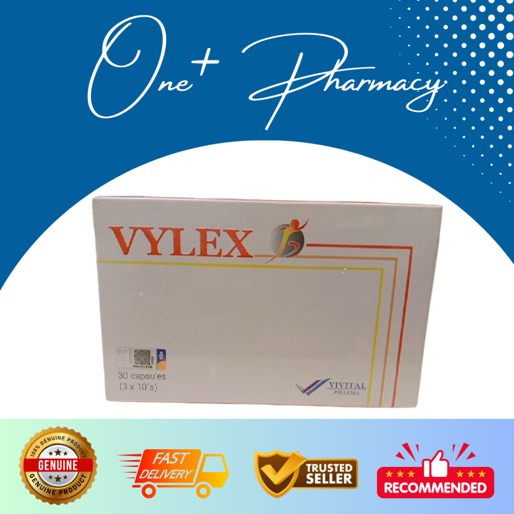 Vylex Capsules for JOINT / KNEE PAIN (30’s)(Free Knee support) | Shopee ...