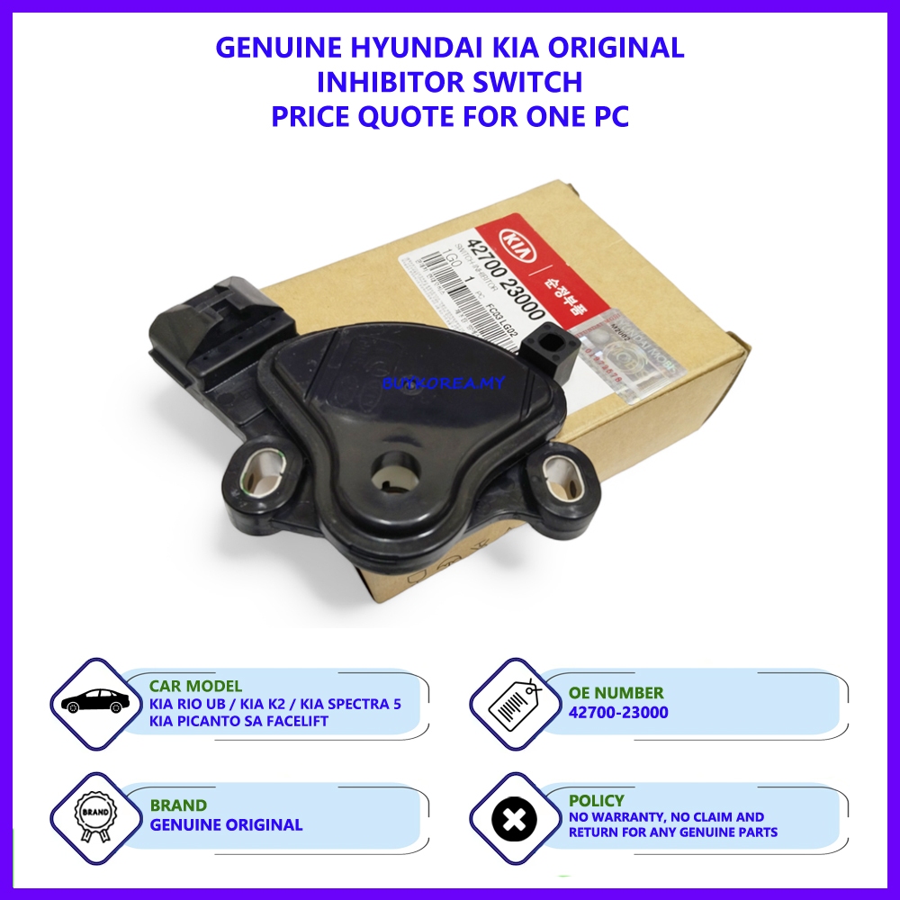 Kia Picanto SA Facelift 2009-12 / Kia Rio UB / Kia K2 / Kia Spectra 5 ...