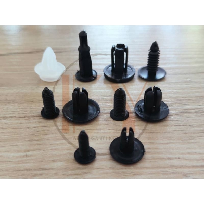 TRIM FASTENER CLIP MIXED CAR BODY PUSH RETAINER PIN RIVET BUMPER DOOR ...