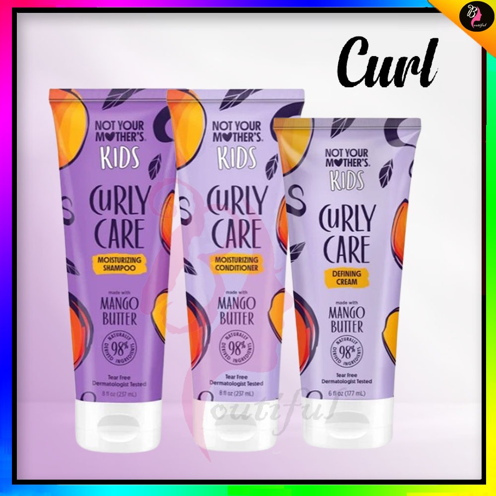 Not Your Mother's Kids Curly Hair Shampoo/Conditioner/Defining Cream ...