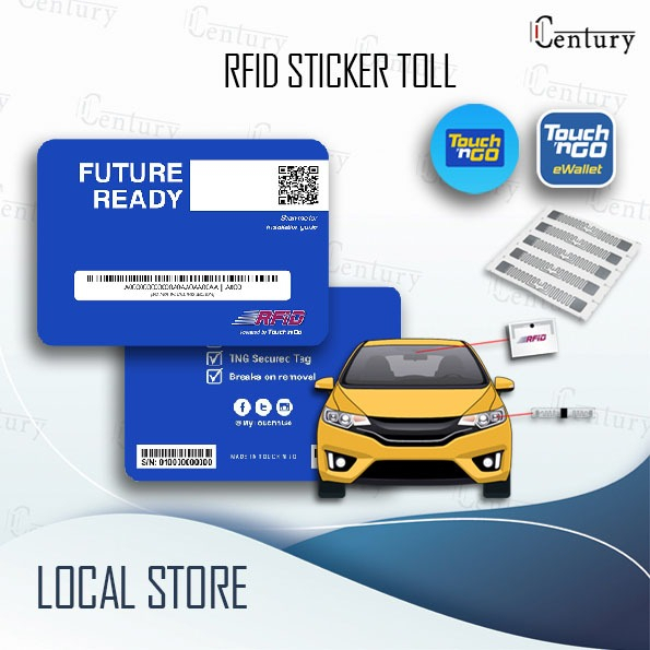 Ready Stock TNG Touch ‘n Go Self-fitment (DIY) RFID Tag For Toll Stater ...
