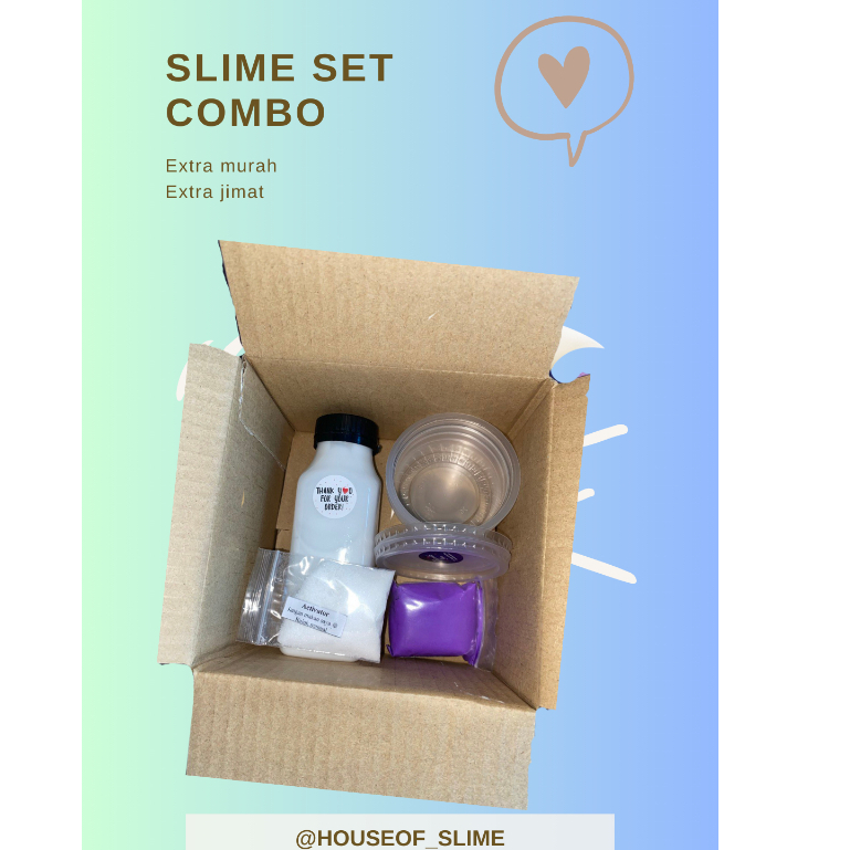 Set Slime Pack for Kids Fun Activity 300ml | Shopee Malaysia