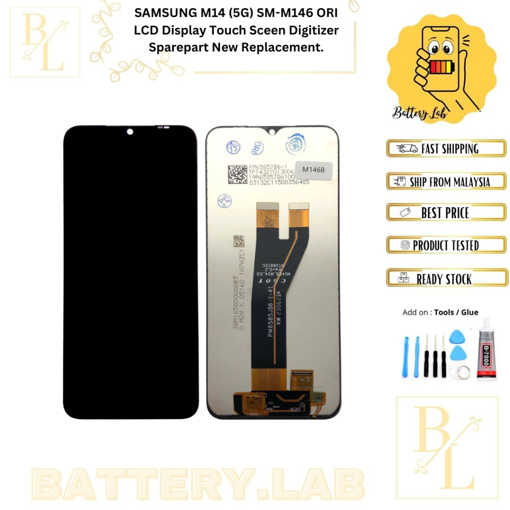 SAMSUNG M14 (5G) SM-M146 ORI LCD Display Touch Sceen Digitizer ...