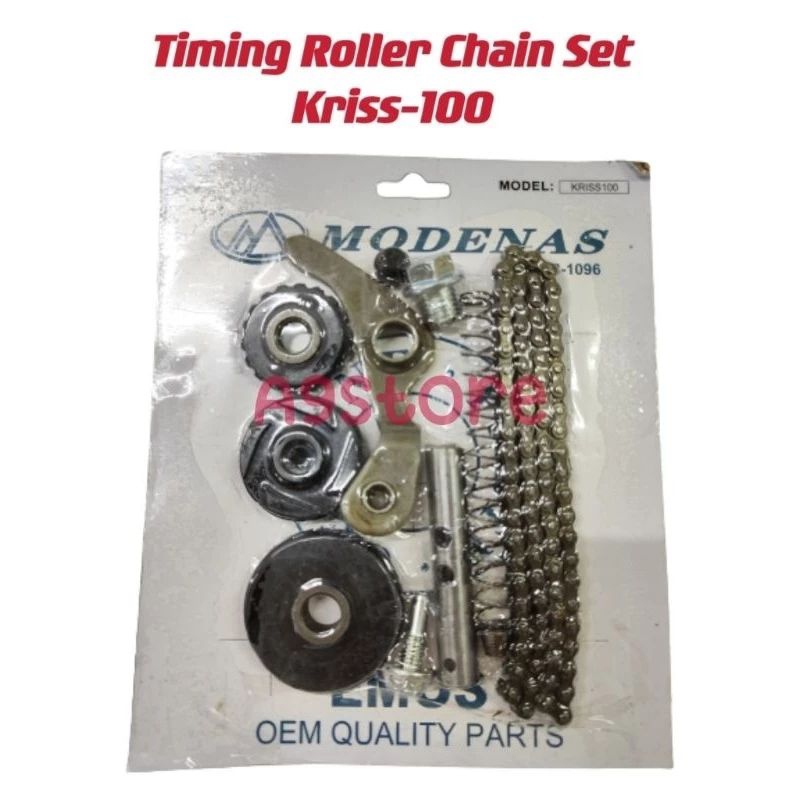 Timing Roller Chain Set Comp Full Set Kriss 100 CT100 | Shopee Malaysia