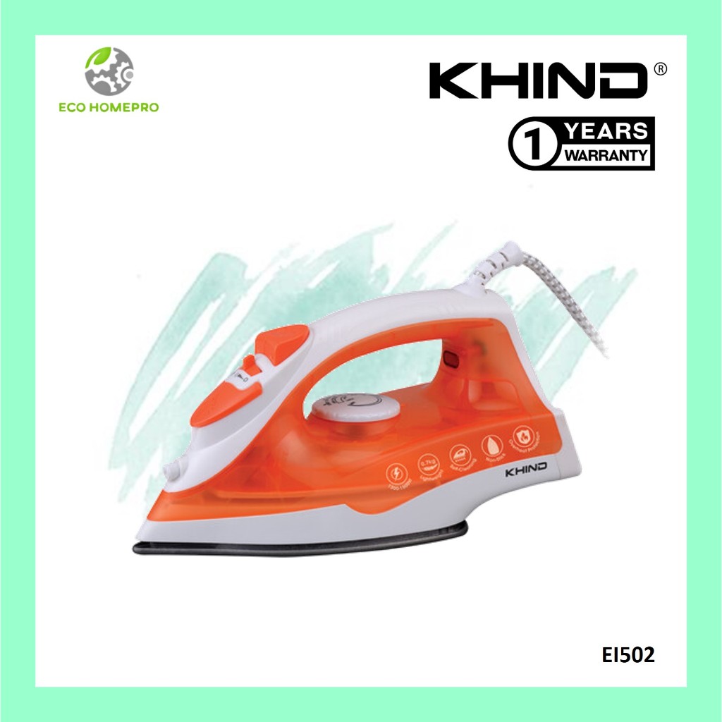 Khind Electric & Steam Iron EI502 (ORANGE) | Shopee Malaysia
