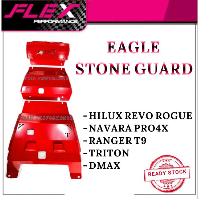 EAGLE STONE GUARD HILUX REVO ROGUE NAVARA PRO4X RANGER T9 TRITON DMAX ...