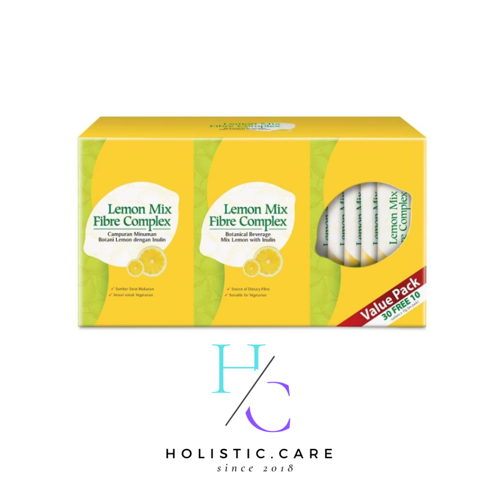 Beauxlim Lemon Mix Fiber Complex 42sachets (15g x 30's + 12's) Exp 01/ ...