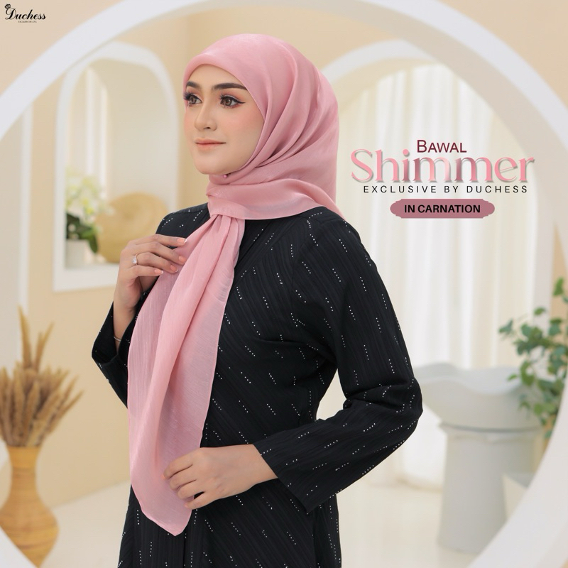 Bawal Shimmer New Colour ‼️ Bawal Shimmer DuchessbyCpg No 1 ‼️ Bawal Simer Simer | Shopee Malaysia
