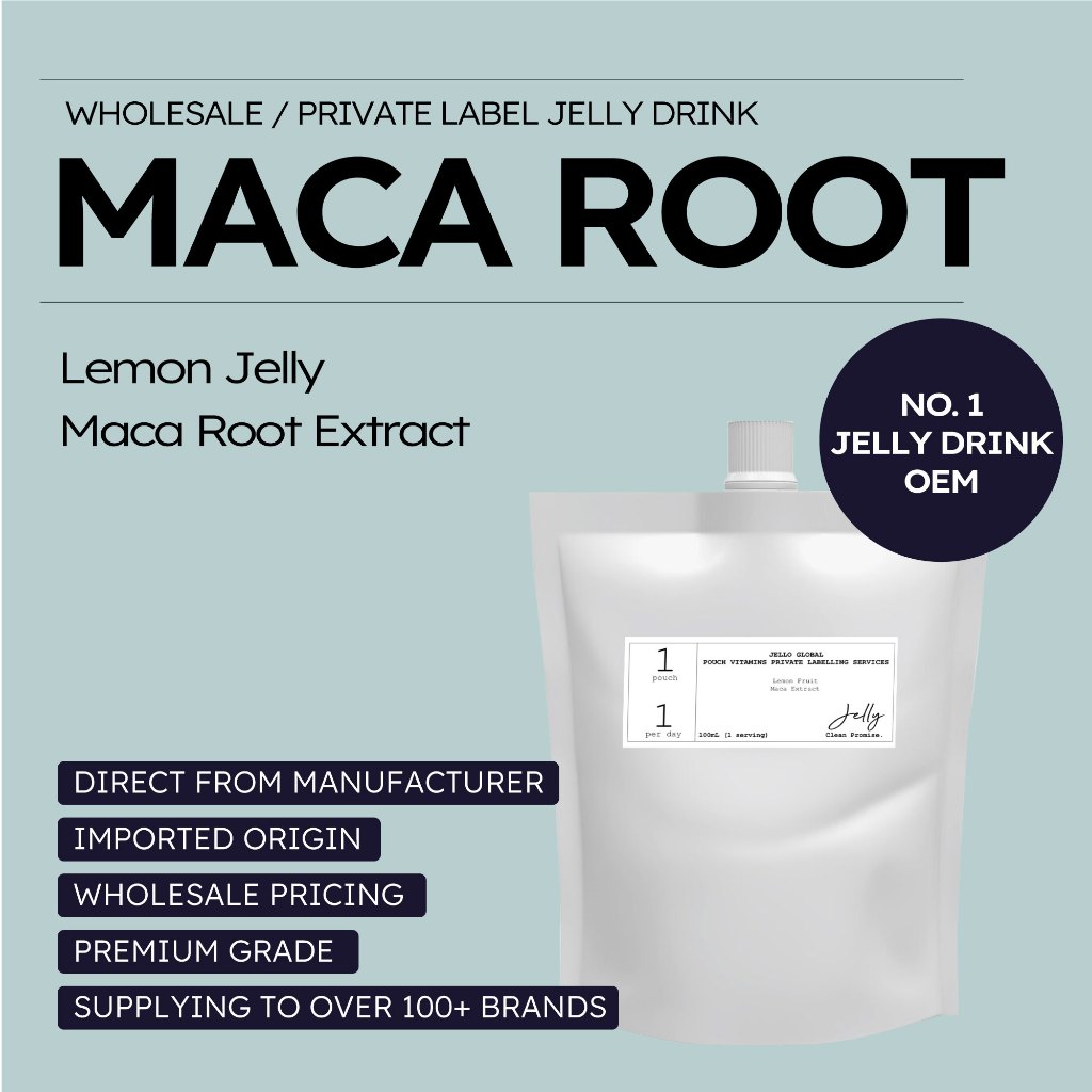 [OEM] Maca Root Men Jelly Supplement | Premium Pure Origin | Shopee ...