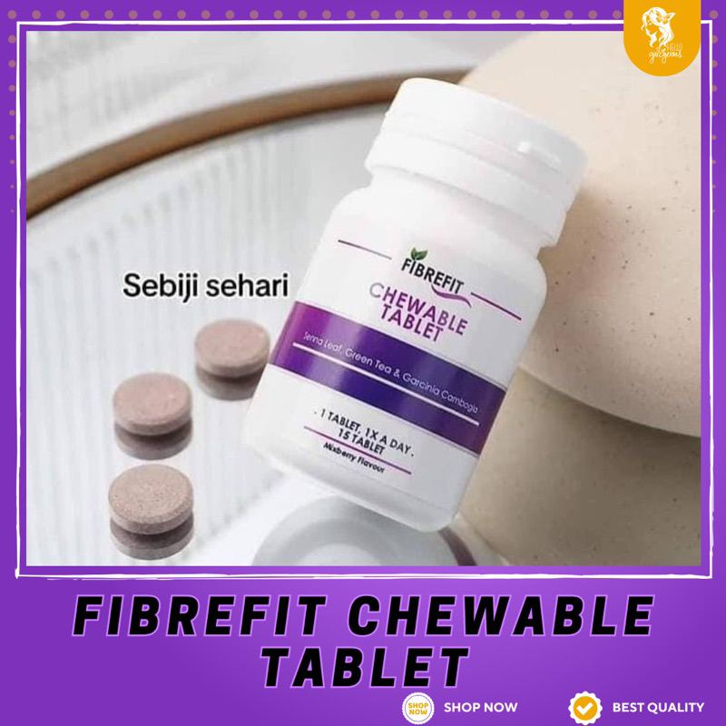📌CONFIRM 💯% ORIGINAL & READY STOCK 🔵 FIBREFIT CHEWABLE TABLET | Shopee Malaysia
