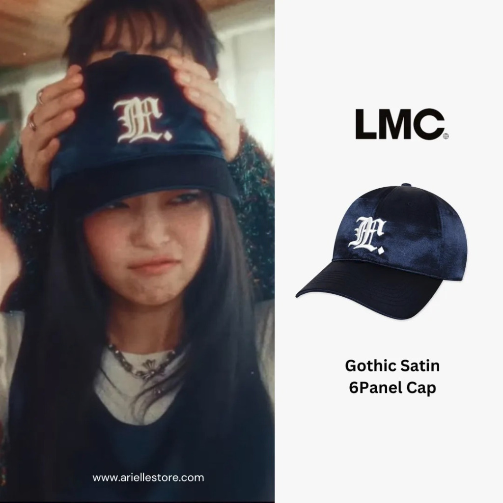 Pre-Order | LMC Gothic Satin 6panel Cap (Blackpink Jennie's Pick) | Shopee Malaysia