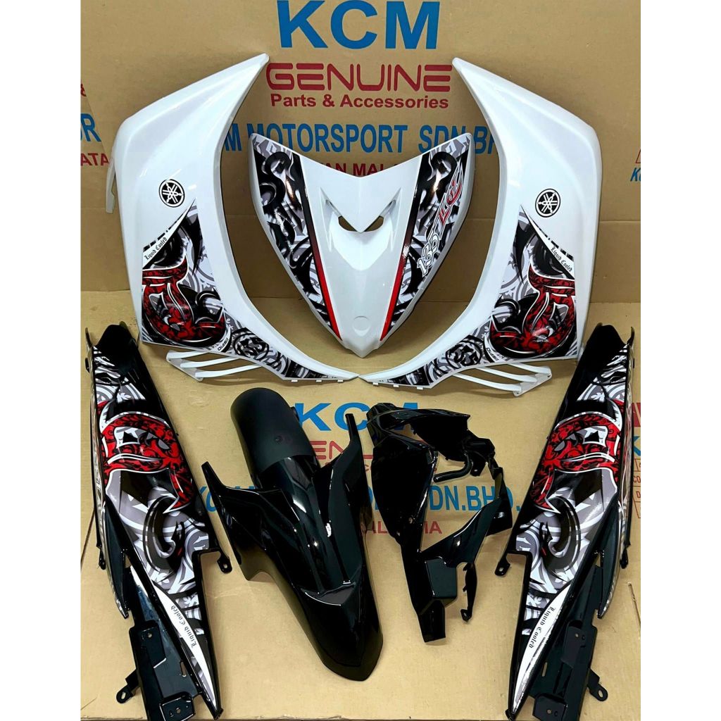 COVERSET YAMAHA LC 135 V1 V2 V3 V4 V5 V6 V7 V8 DESIGN BATIK EDITION | Shopee Malaysia