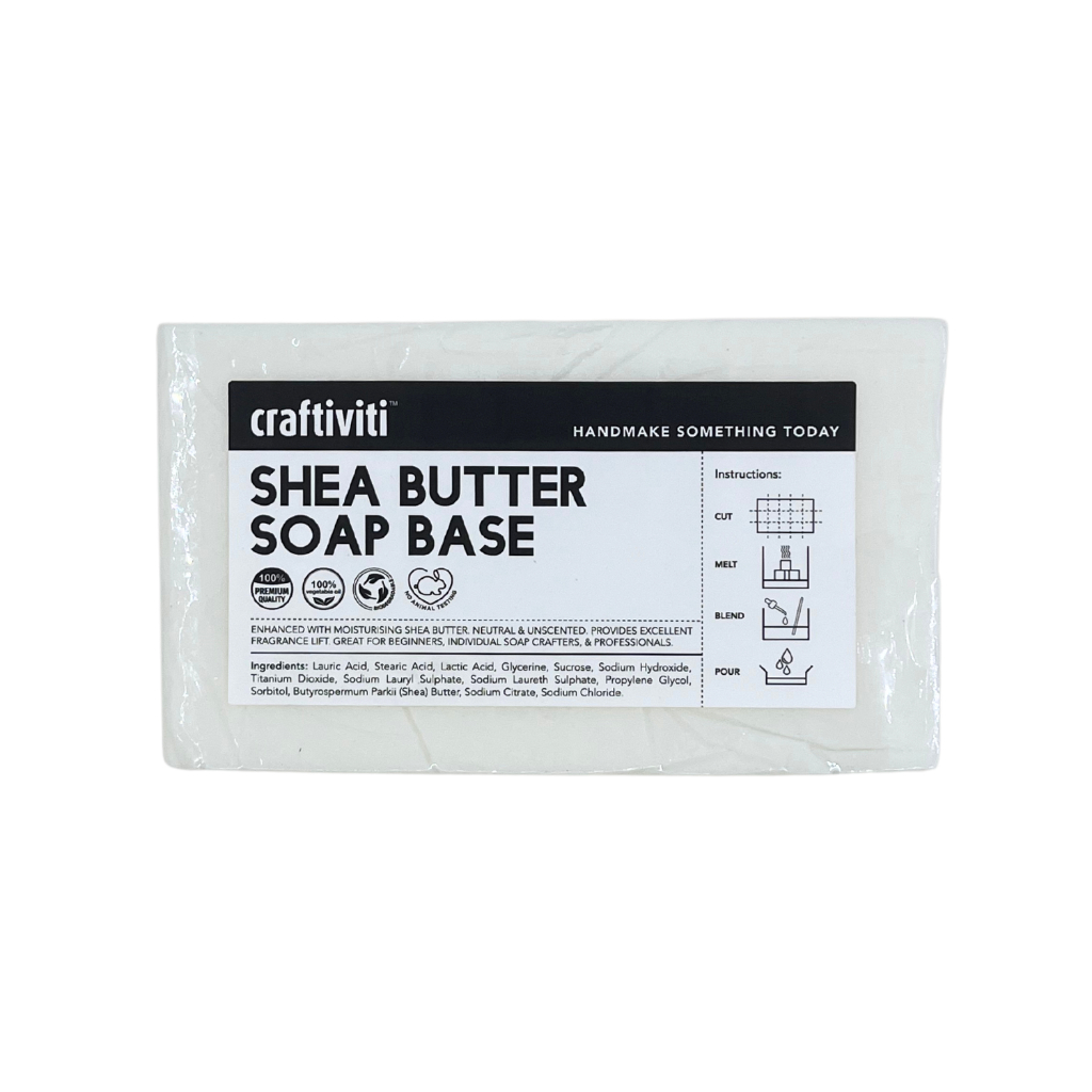 Shea Butter Soap Base | Craftiviti | Quality Melt & Pour Parabens Free ...