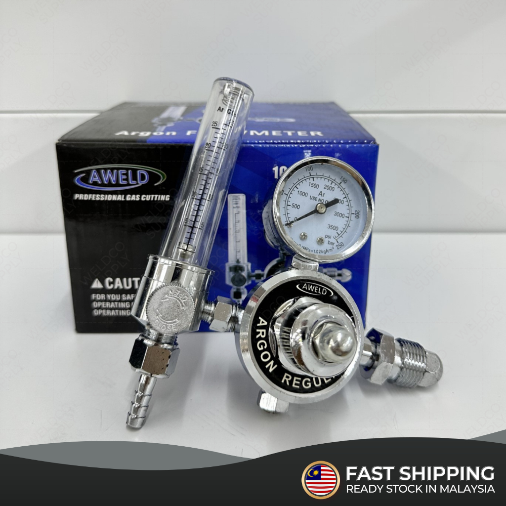 AWELD Medium Duty Argon Regulator | Shopee Malaysia