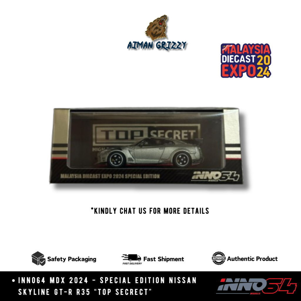 INNO64 Models MDX 2024 Special Edition Nissan Skyline GT-R R35 "TOP ...