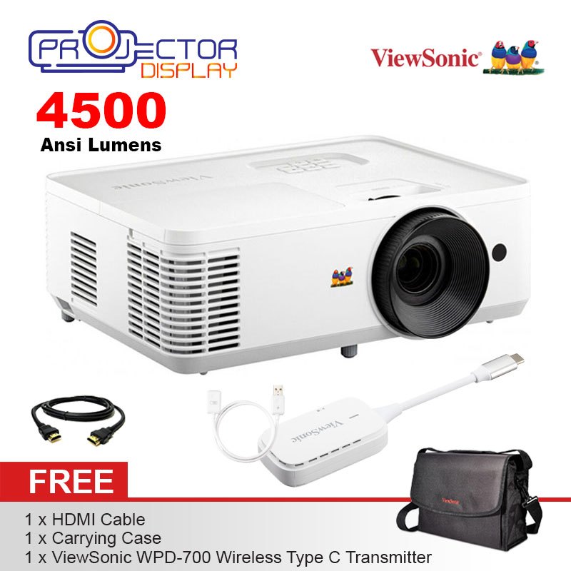 ViewSonic PA700X 4500 ANSI Lumens XGA Business & Education Projector ...