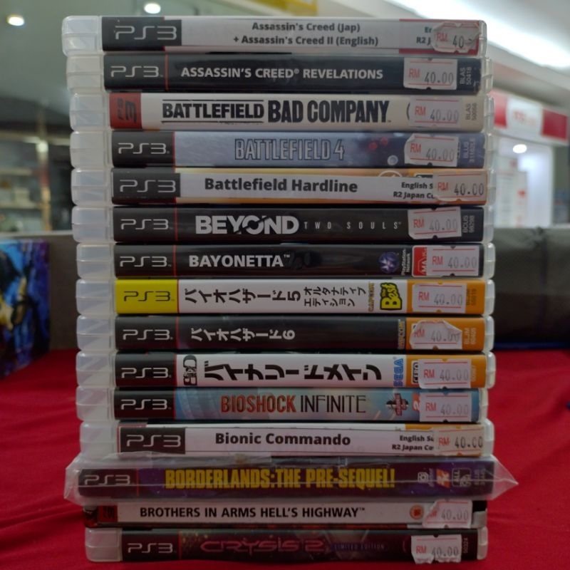 Various USED PS3 Games RM40 Titles (USED/ Pre-Owned) | Shopee Malaysia