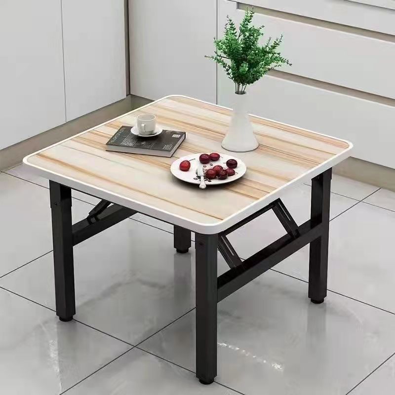 Foldable low table home small dining table square stall table simple ...