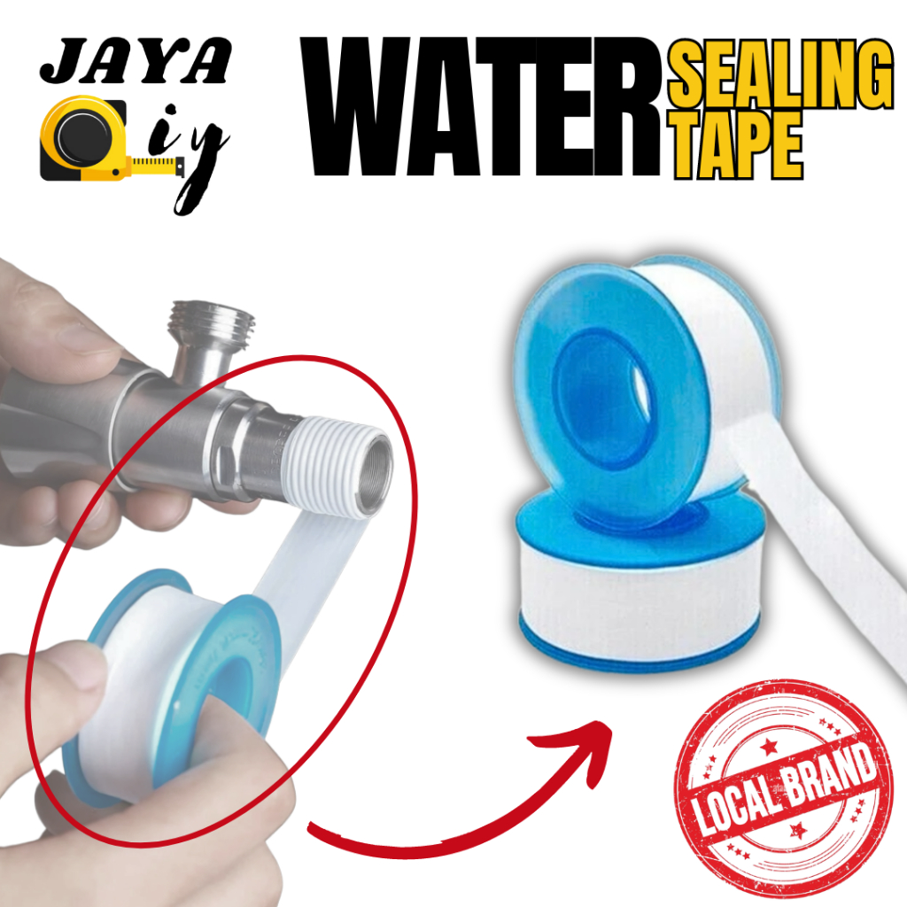 [1 PCS] PREMIUM Seal White Tape / Water Pipe White P.T.F.E. Seal Tape ...