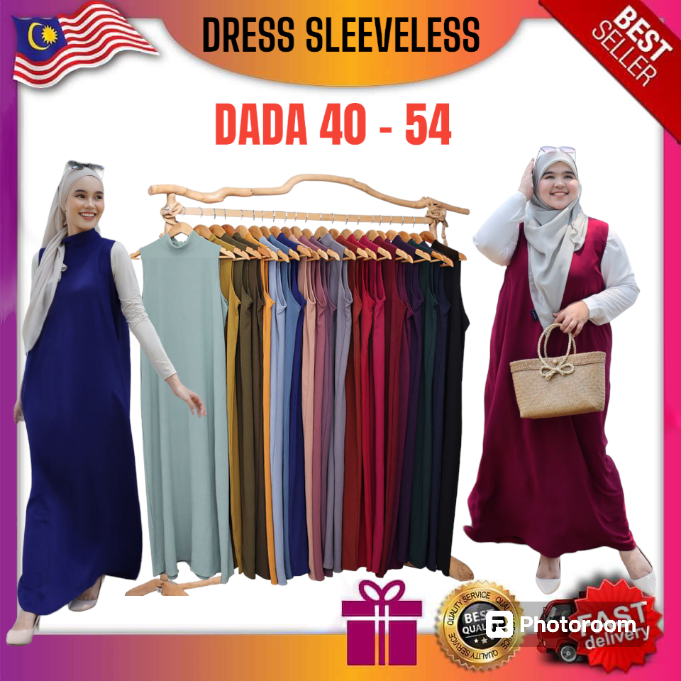 DRESS SLEEVELESS IRONLESS PLUS SIZE DRESS MARISSA ANGGUN COLLECTION ...