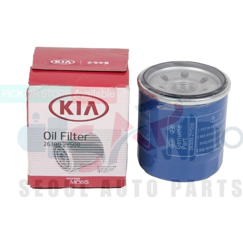 OIL FILTER (100% Genuine) = KIA & HYUNDAI (1.0cc To 1.8cc) / Spectra ...
