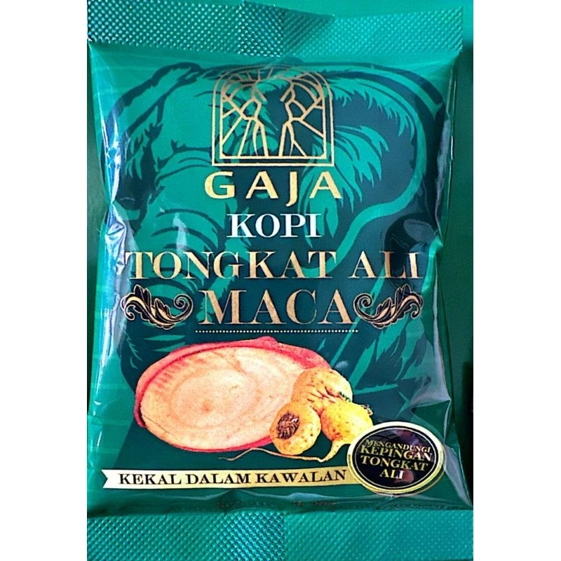 "READY STOCK" Coffee (Gaja Kopi Tongkat Ali Maca) 1 x 20g | Shopee Malaysia