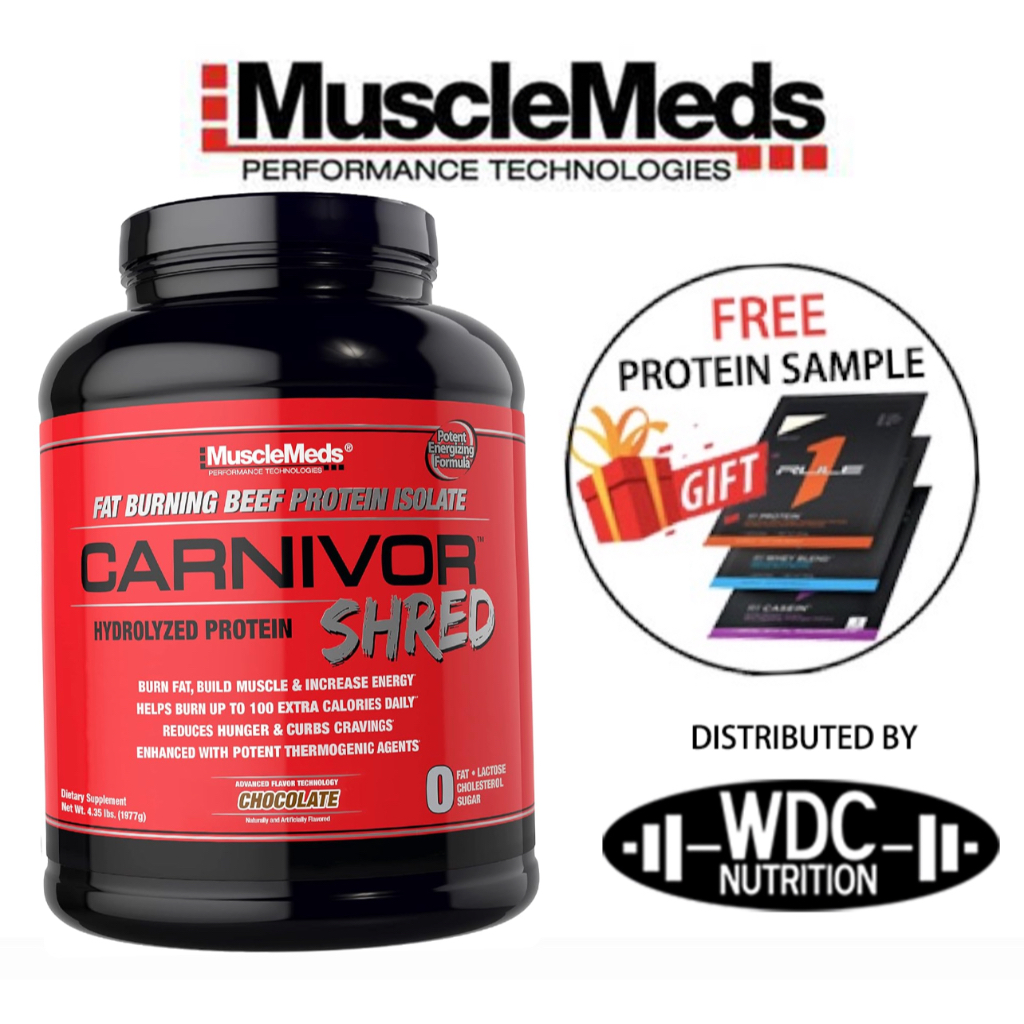 Musclemeds Carnivor Shred Beef Supplement suplemen Whey Protein ISOLATE ...