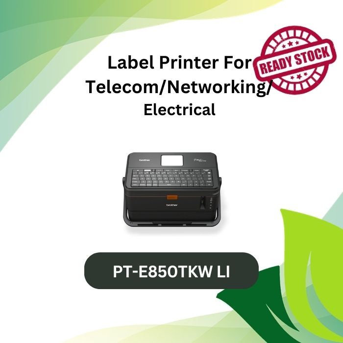 Brother P-Touch PT-E850TKW Industrial Portable Battery Handheld Label ...